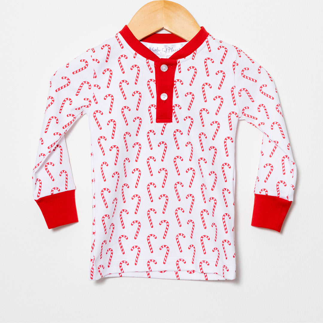 Candy Canes 2-piece Pajama Set – A Colorful Planet